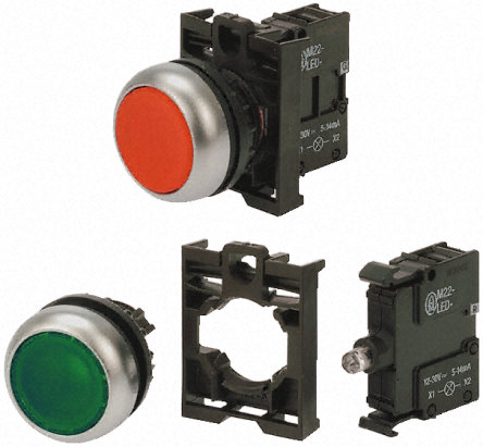 M22-DL-W+M22-A+M22-LED-W Switch-Eaton >TodayComponents